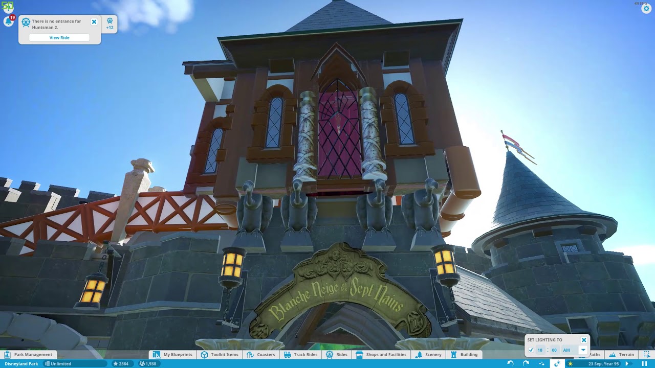 Snow white ride facade demo - YouTube