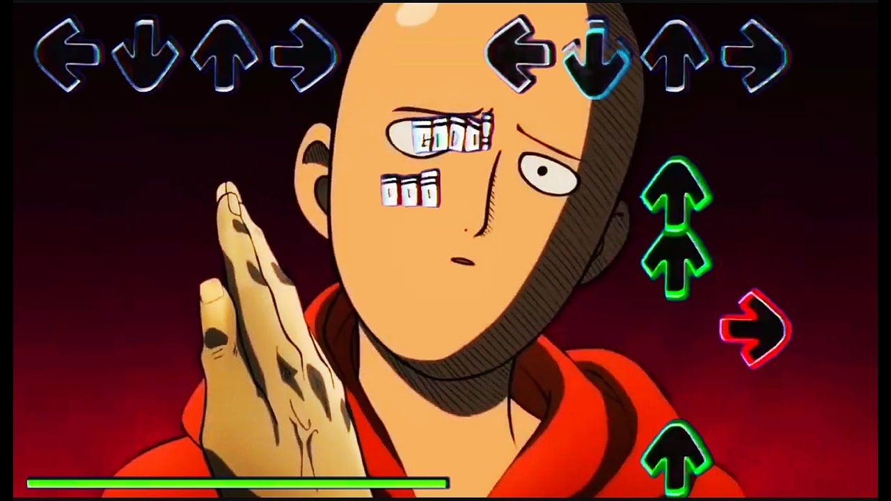 Saitama in Friday Night Funkin (FNF) - YouTube