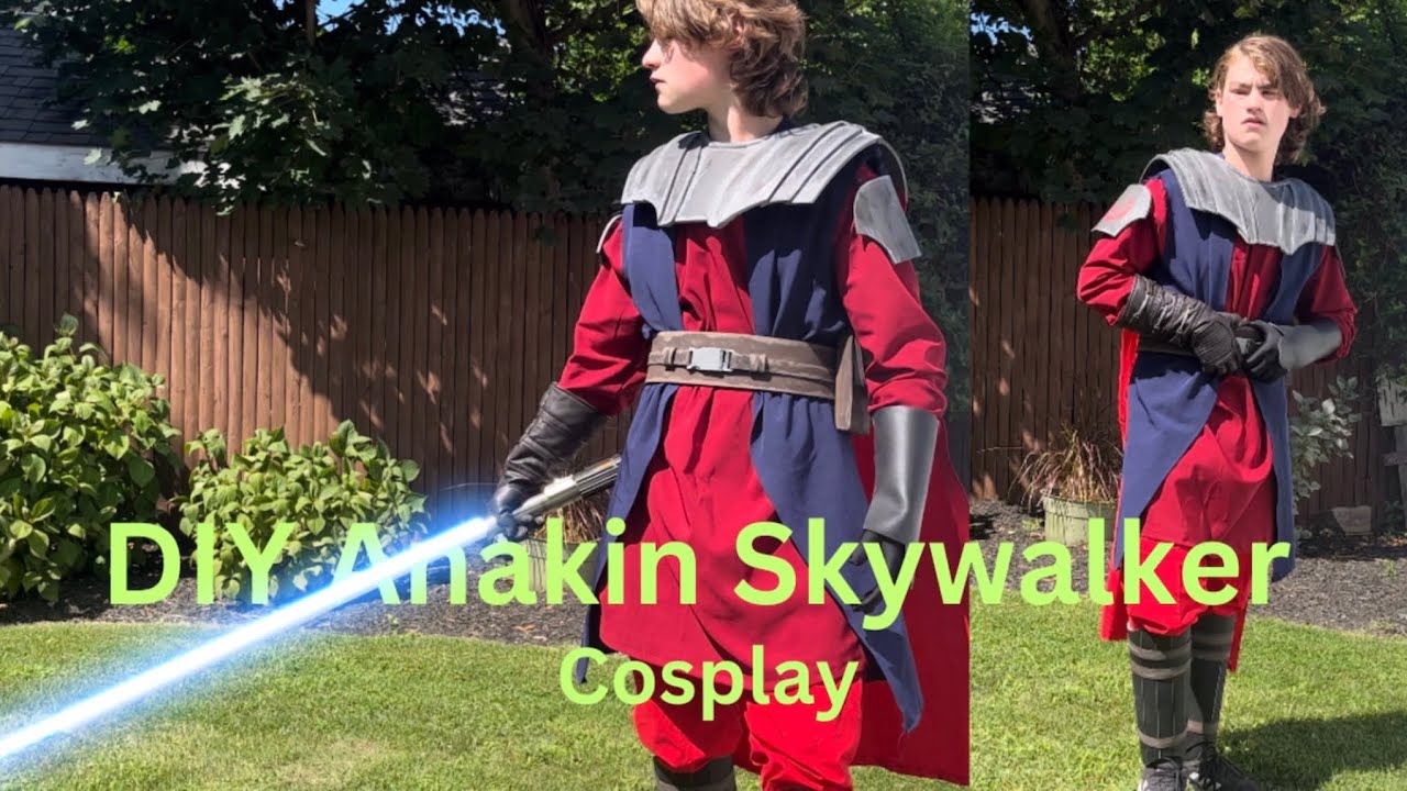 How to make Jedi general Anakin Skywalker costume from the clone wars ...