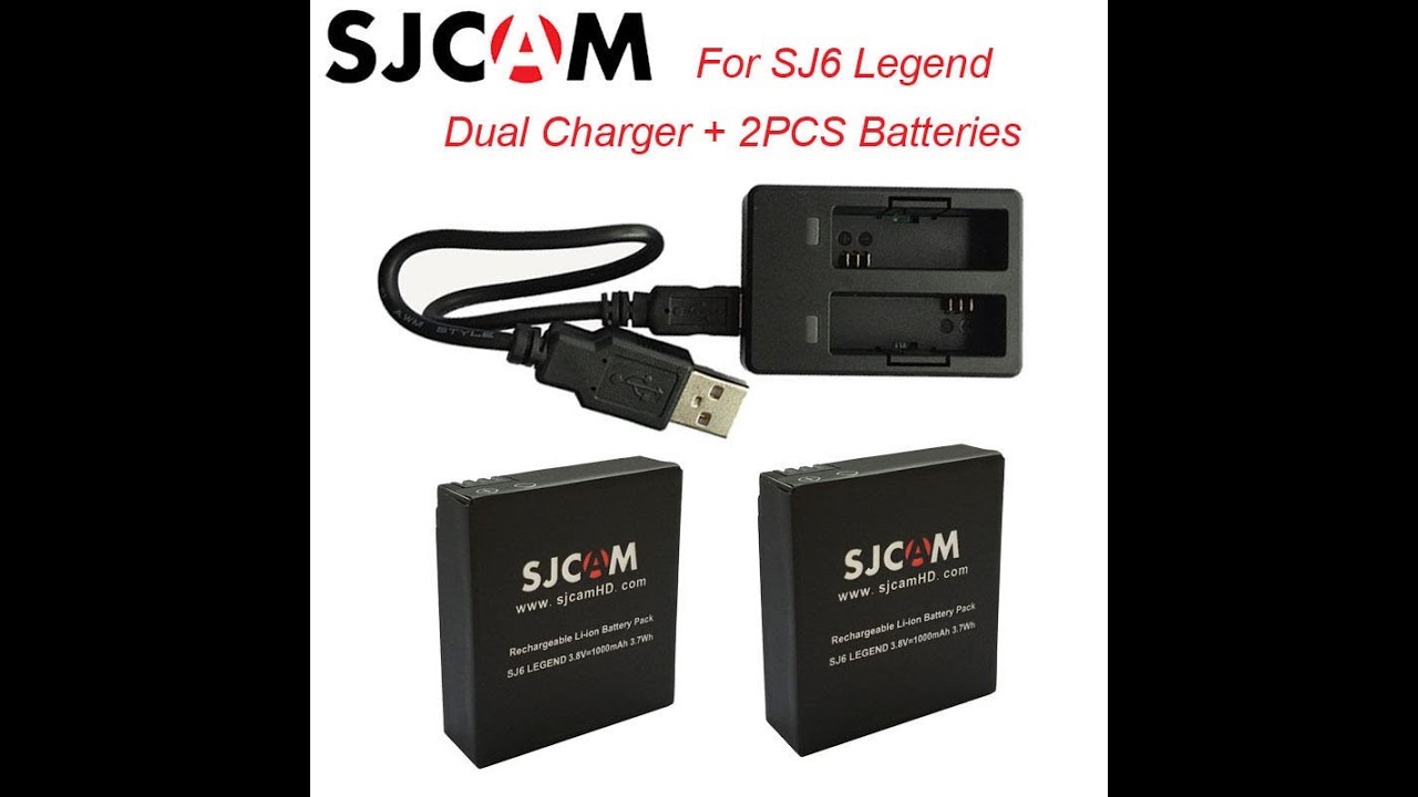 SJ6 LEGEND BATTERY PACK & CHARGER - YouTube