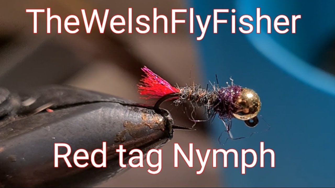 Fly tying - red tag nymph - YouTube