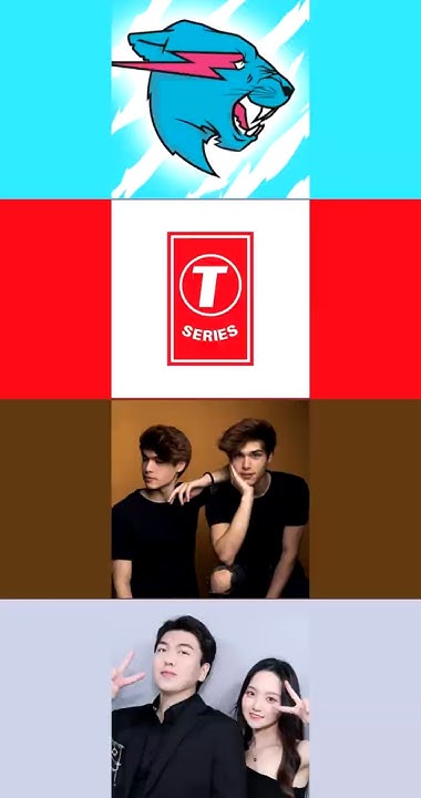MrBeast vs T-Series vs Stokes Twins vs 김프로KIMPRO Sub Count - YouTube
