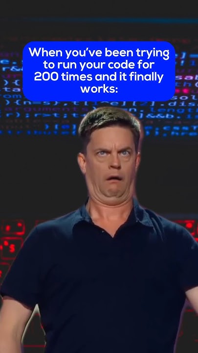 When you can’t believe your code finally works - YouTube