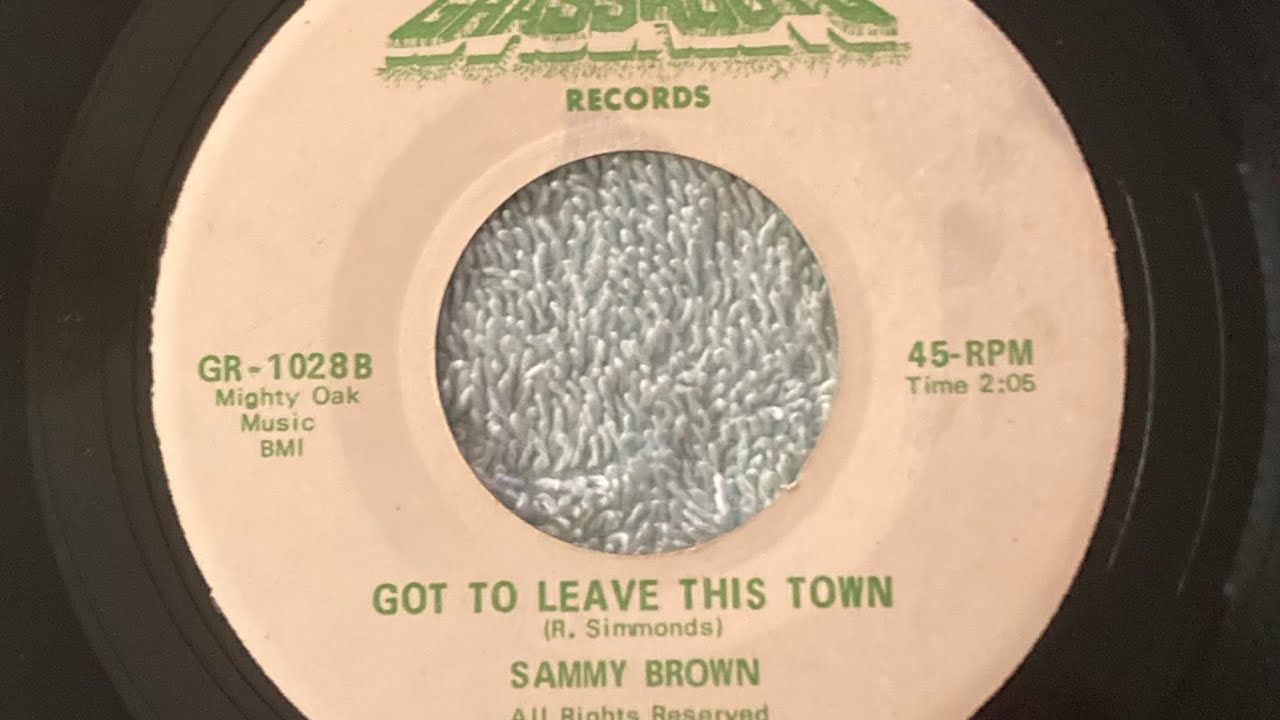 Sammy Brown “Got to leave this town”-No. 54 - YouTube