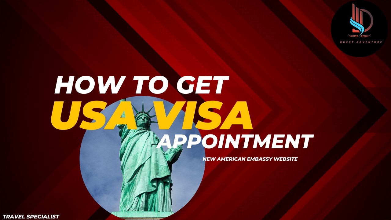 How To Get USA Visa Appointment | New American Embassy Website! | Step ...