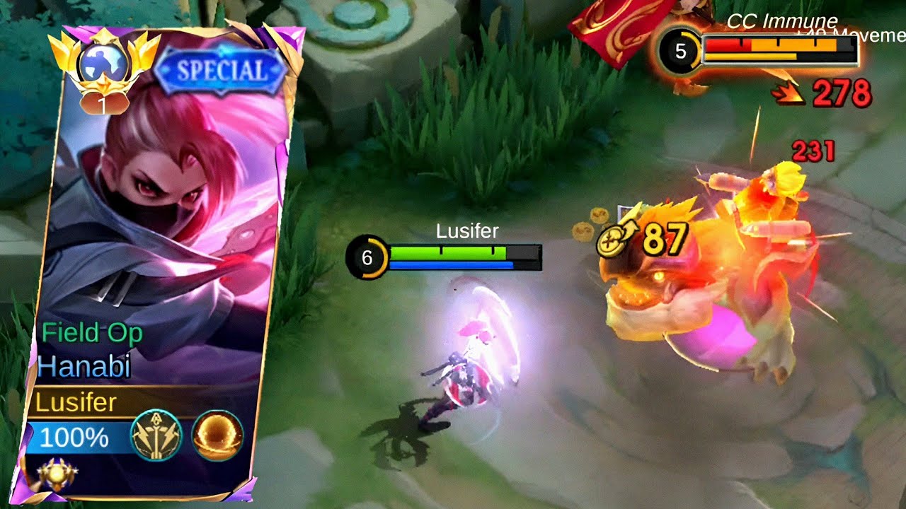 TOP GLOBAL HANABI BEST 1 HIT BUILD 2024!! THIS BRUTAL INSANE BUILD IS ...