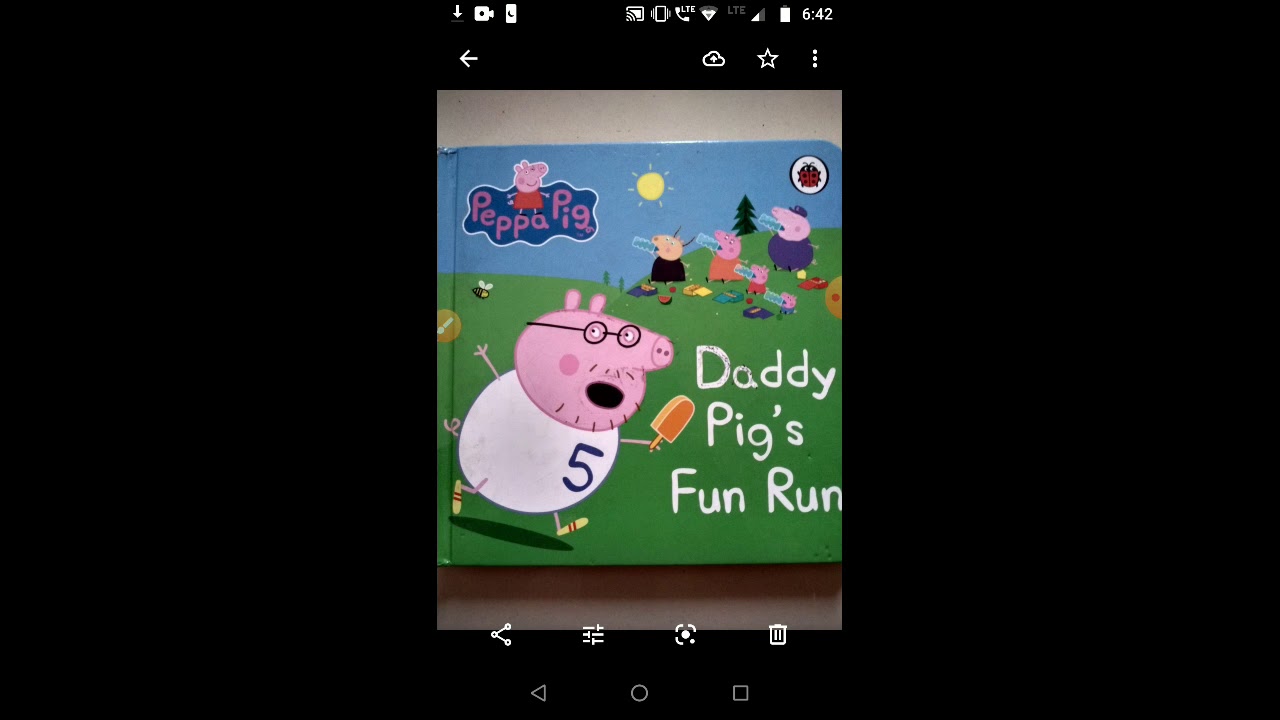 Daddy pig's fun run - book reading - YouTube