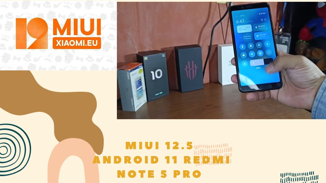 Miui 12.5 Redmi Note 5 Pro/AI Android 11 - YouTube