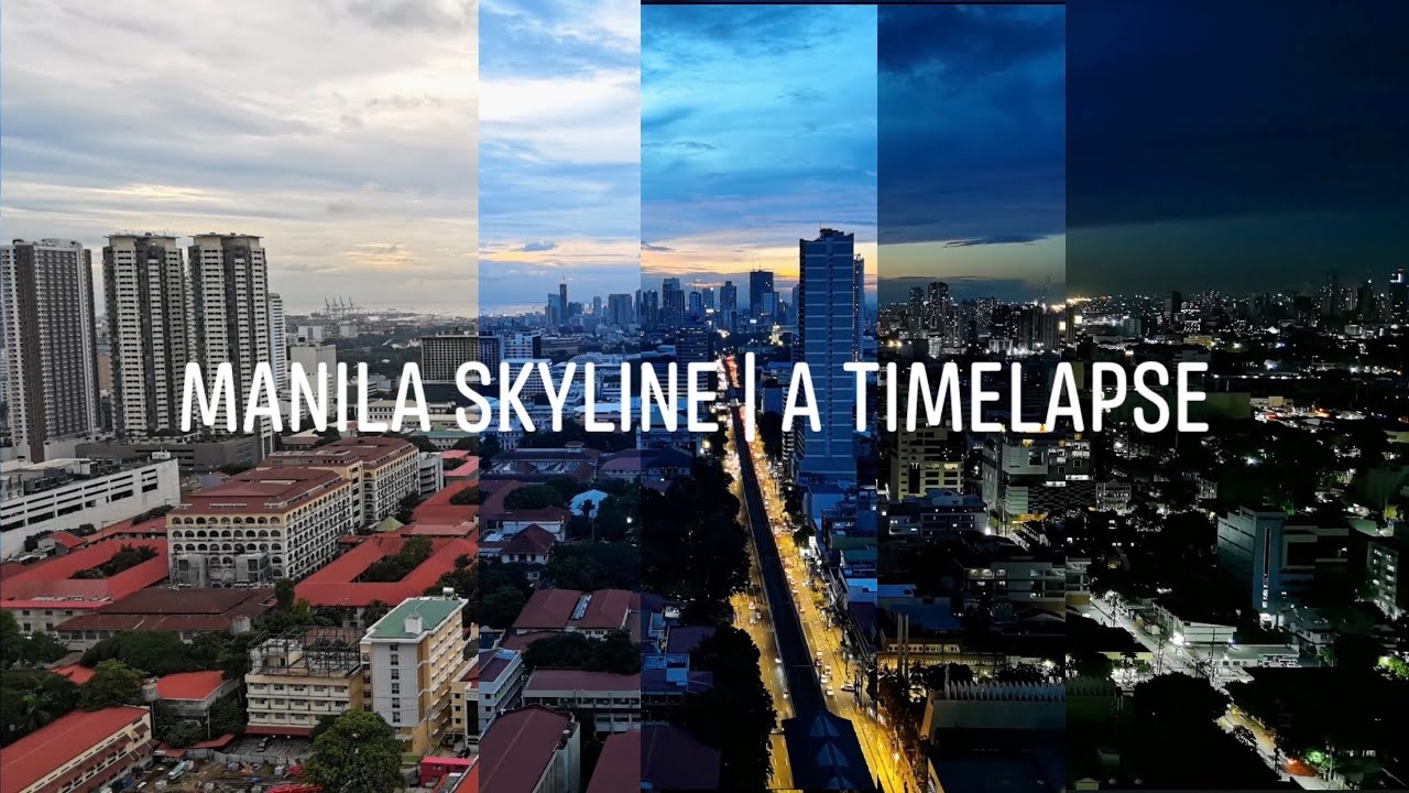 Manila Skyline | A Time-lapse Video | Nurse Bangz - YouTube
