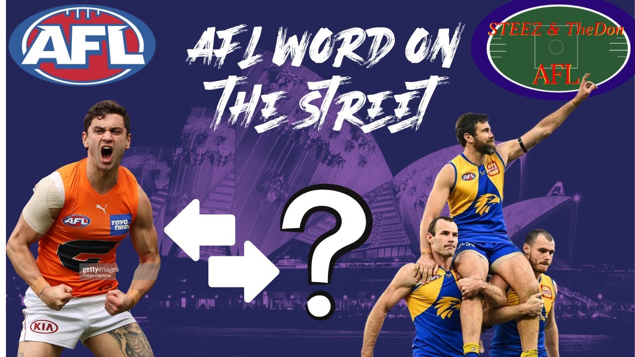 AFL Word on the Street (List Rumors & Updates) | STEEZ & TheDon AFL ...