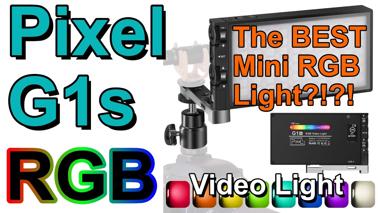Simple Reviews: Pixel G1s RGB Video Light - The Best Mini RGB Video ...