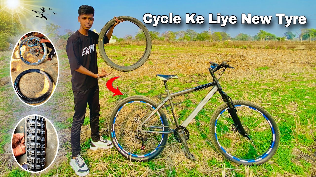 Cycle ke liye new tyar le aay 😀|| #vlog #youtube #video #vlogerlife ...