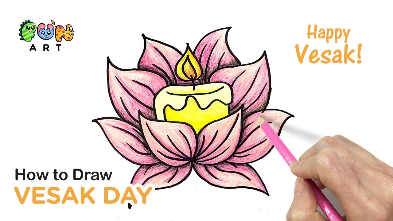 Buddha Purnima Drawing Vesak Drawing For Beginners/ Easy, 51% OFF