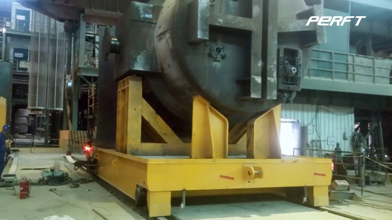 Heavy Duty Hot Metal Ladle Transfer Car Manufacturer for Steel Plant ...
