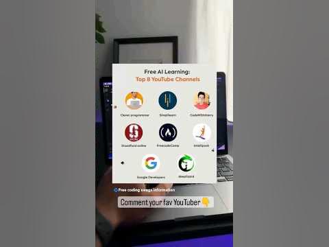 Free Al Learning Top 8 YouTube Channels || #webdeveloper #projects # ...