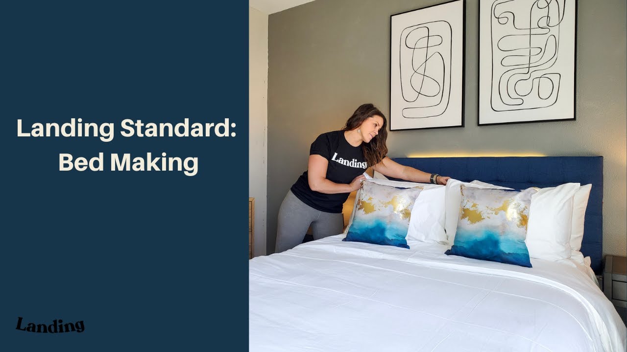 Landing: Making the bed to Landing Standard - YouTube
