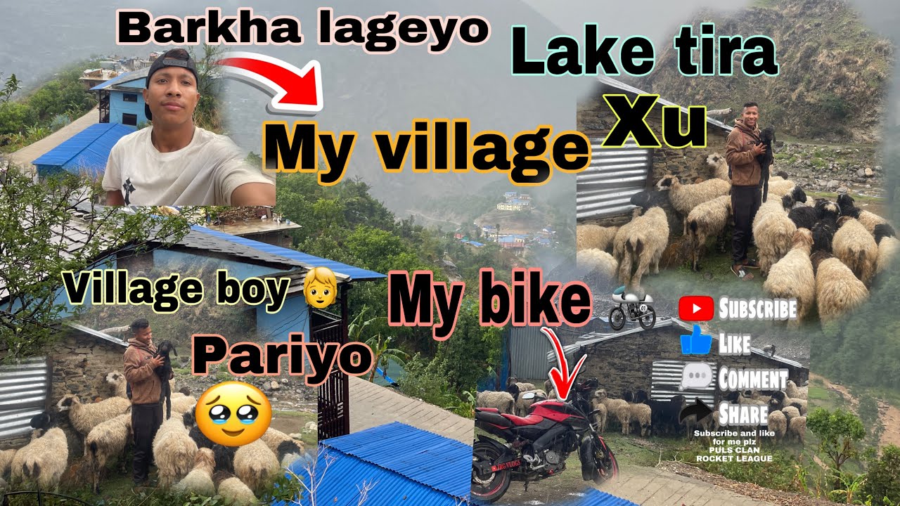 Na sochekai pani pareyo Yati xitai barkha lageyo mero Gau ma 🥰JRG Vlogs - YouTube