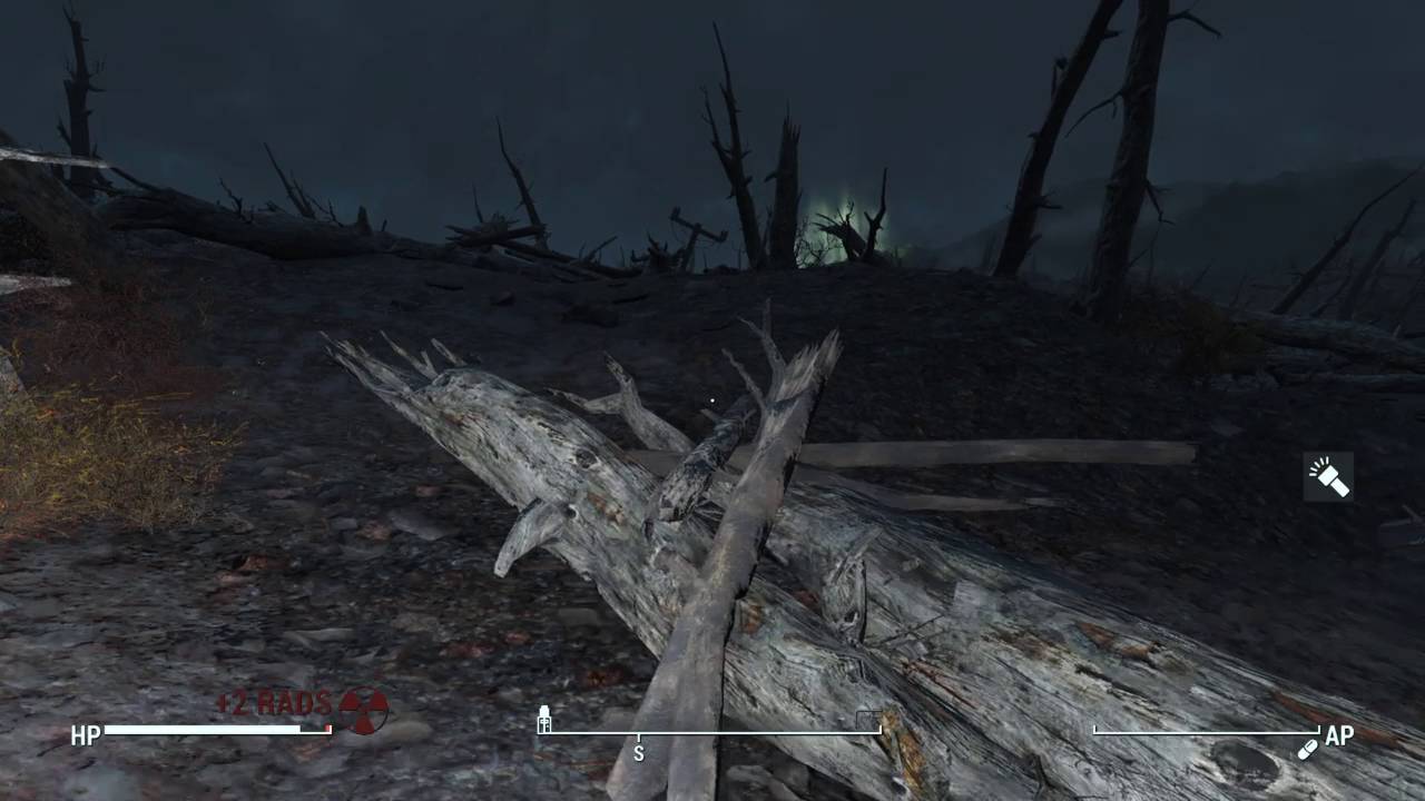 Fallout 4 strange green light in the sky - YouTube