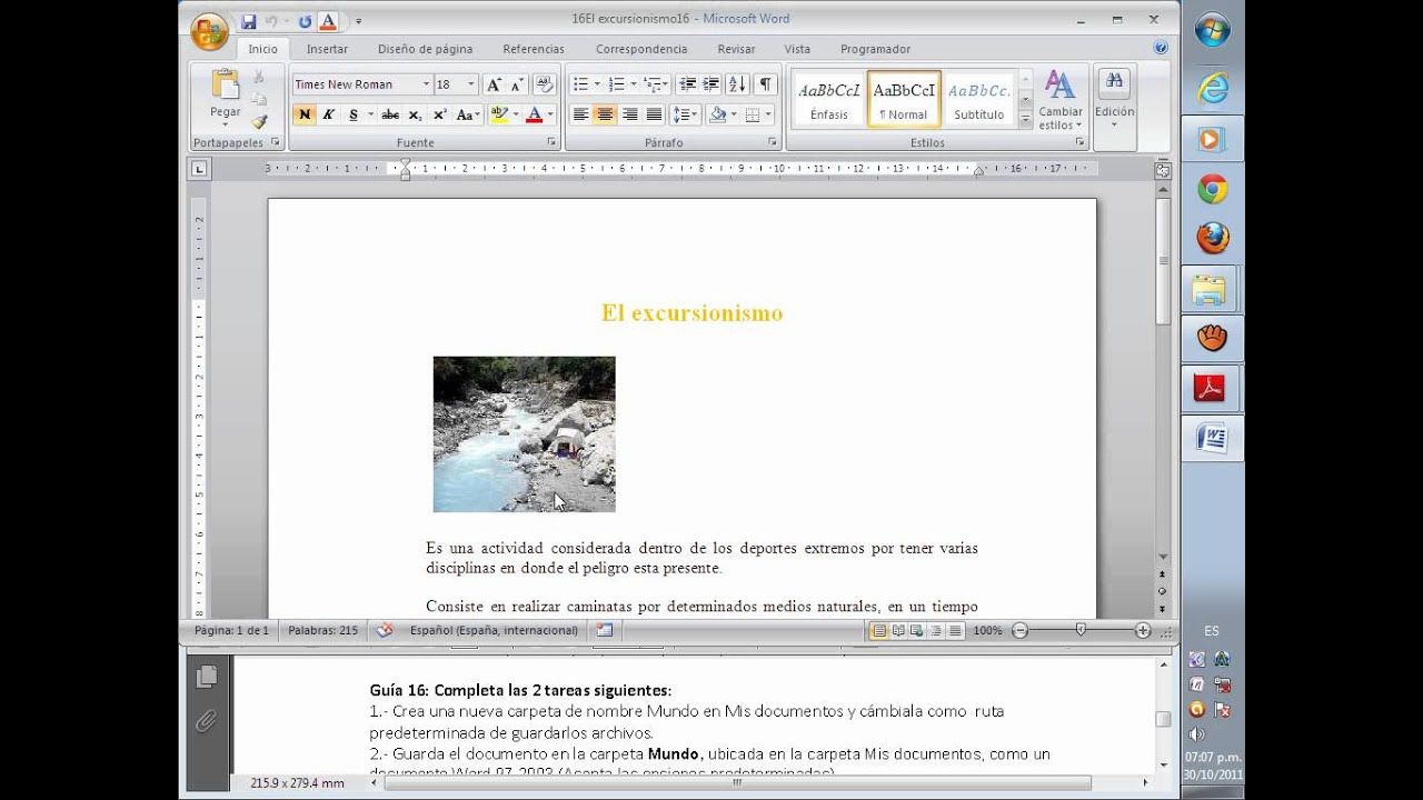 Como Cambiar carpeta determinada en word.wmv - YouTube