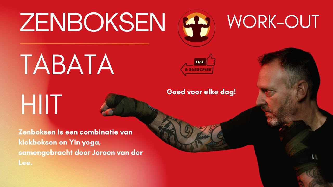 Zenboksen elke dag tegen stijfheid ochtend tabata (HIIT) van hoofd tot tenen. Stretch-oefeningen ...