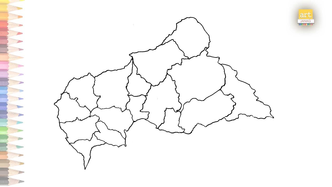 Blank Map Of Central Africa Central Africa Political Map Diagram