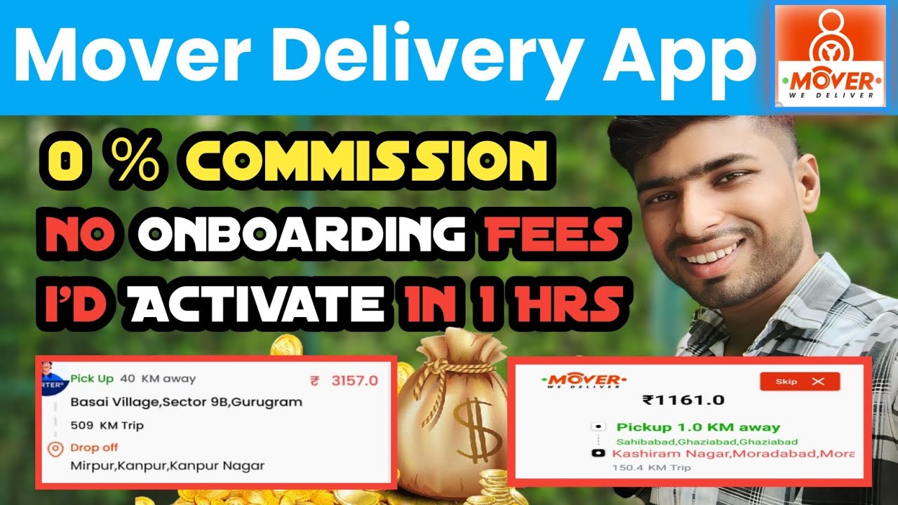 Mover Parcel Delivery App 🤑 Porter के टक्कर में आया Mover App// Mover ...