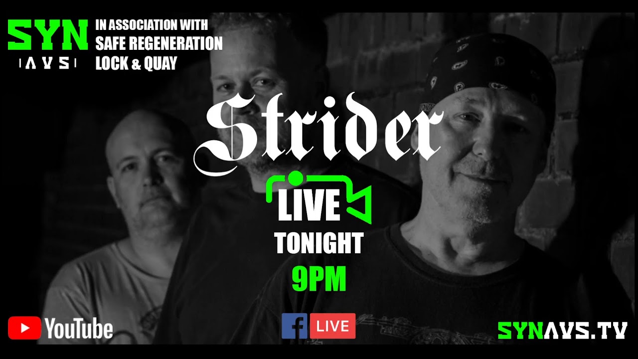 STRIDER Christmas show LIVE at SYN A.V.S STUDIO 1 - 9PM - YouTube