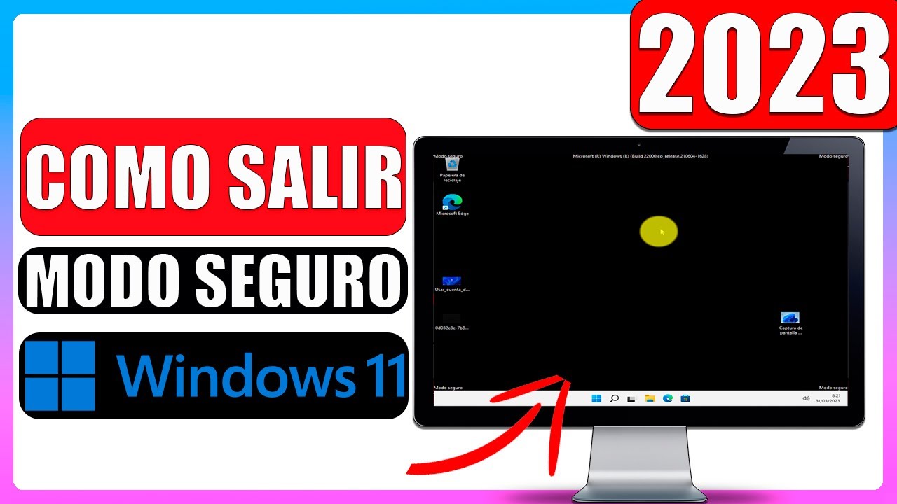 Como salir del modo seguro en windows 11 - YouTube