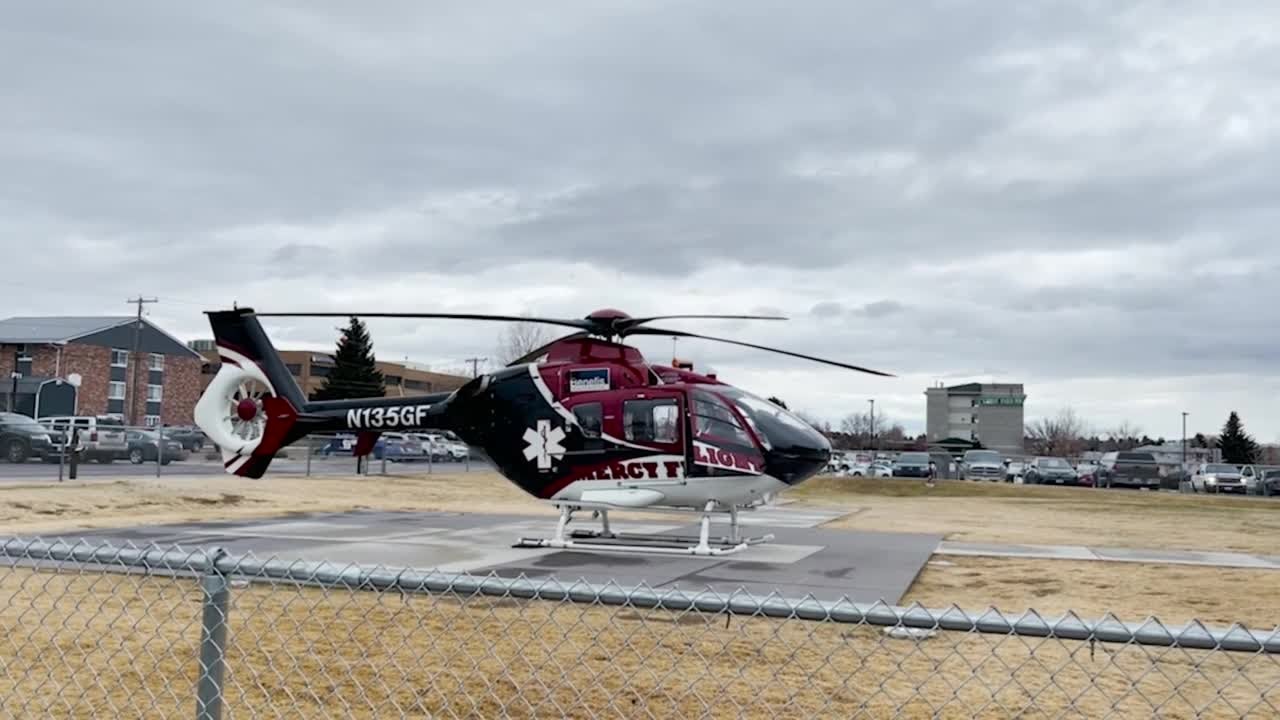 Benefis Mercy Flight celebrates 40th anniversary of first takeoff - YouTube