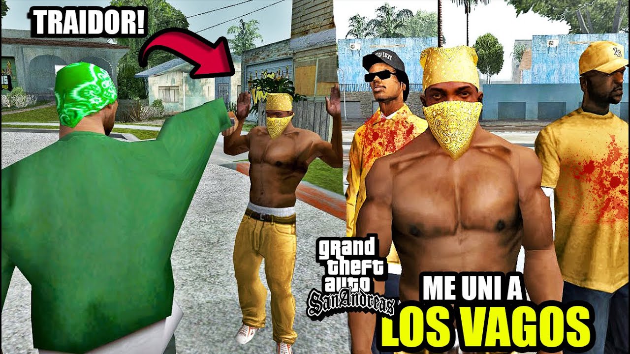 Nunca CONVIERTAS a CJ en LOS VAGOS En El GTA San Andreas! Creepypasta ...