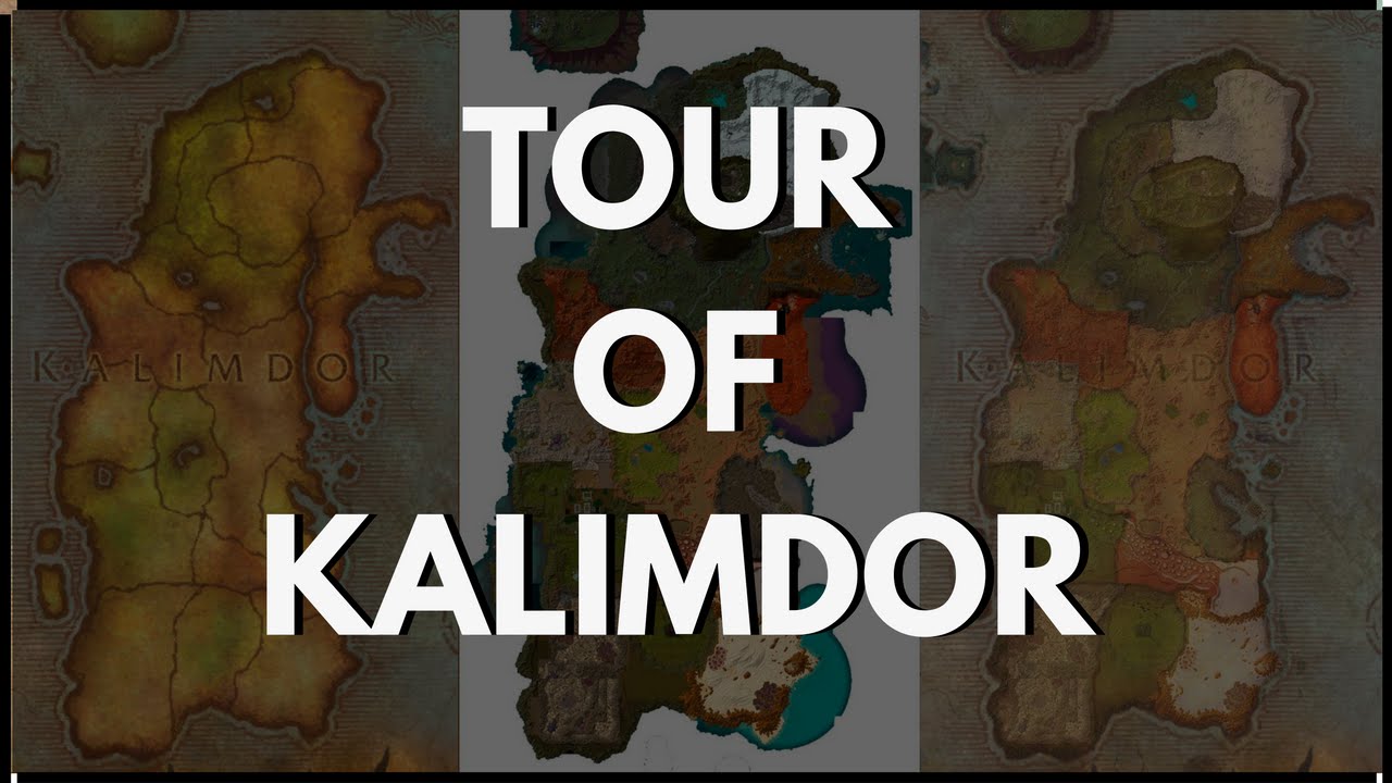 World of Warcraft (WoW): Tour of Kalimdor - ASMR Flight across Azeroth ...