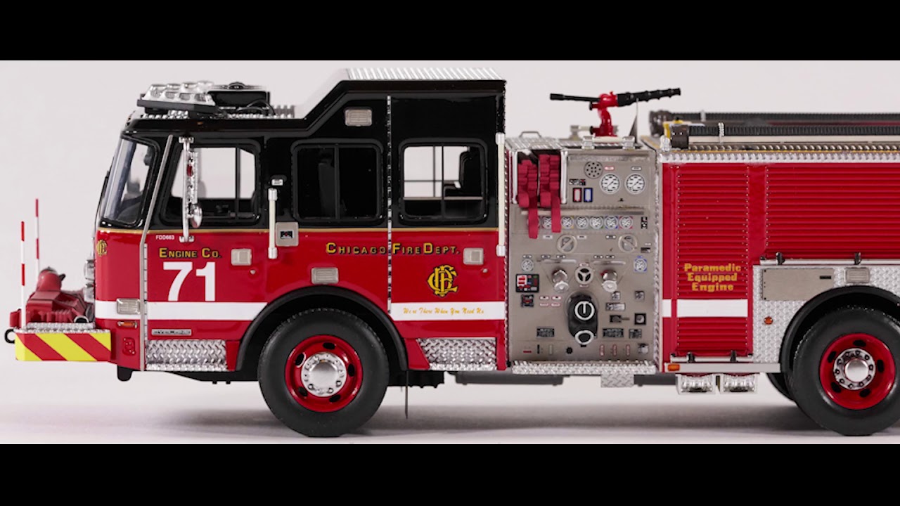 1:50 scale model of Chicago Engine 71 - YouTube