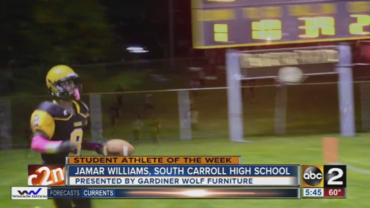 Student athlete of the week: Jamar Williams - YouTube