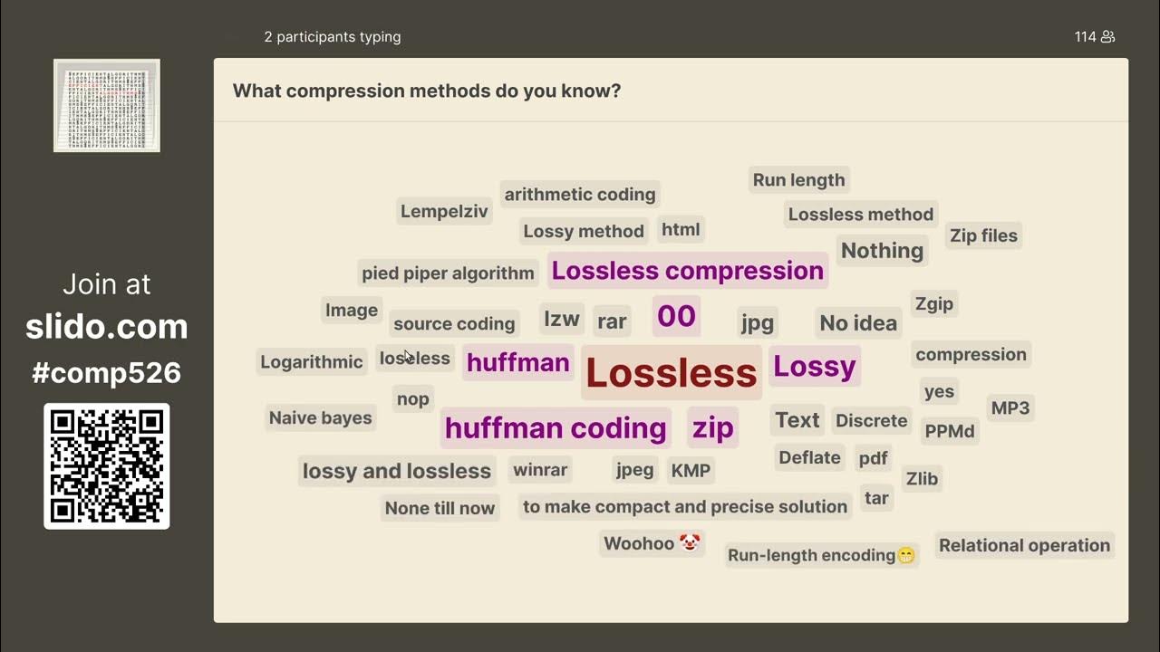 COMP526 (Fall 2023) 5-1 §5.1 Compression introduction, terminology, Kolmogorov complexity - YouTube