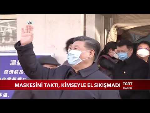 Çin Devlet Başkanı Maskesini Taktı, Kimseyle El Sıkışmadı