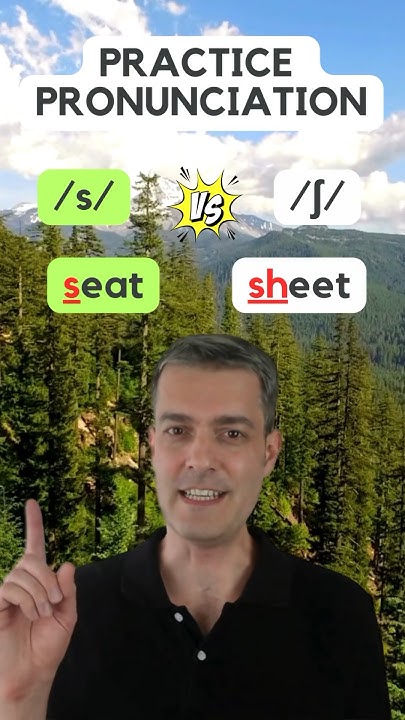 Let's Practice Your American English Pronunciation: /s/ vs /ʃ/ - YouTube