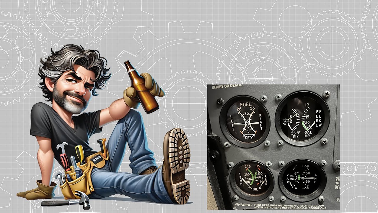 Cessna 172 engine cluster. Home cockpit builder - YouTube