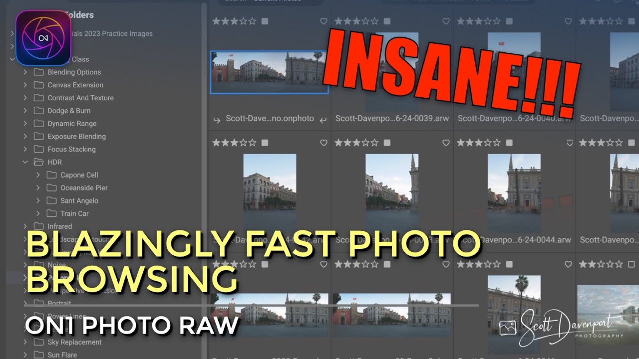 Insane Blazingly Fast Photo Browsing In On1 Photo Raw 2024 Youtube