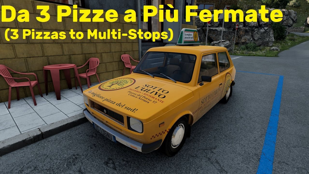 BeamNG.drive (Mod) Freeroam: Italy - 3 Pizzas to Multi-Stops - YouTube