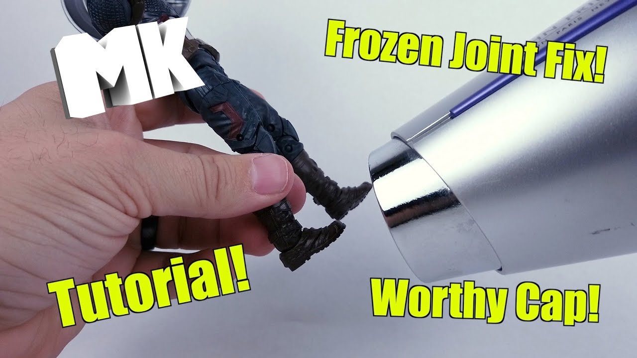 How to fix frozen joints on an action figure. - YouTube