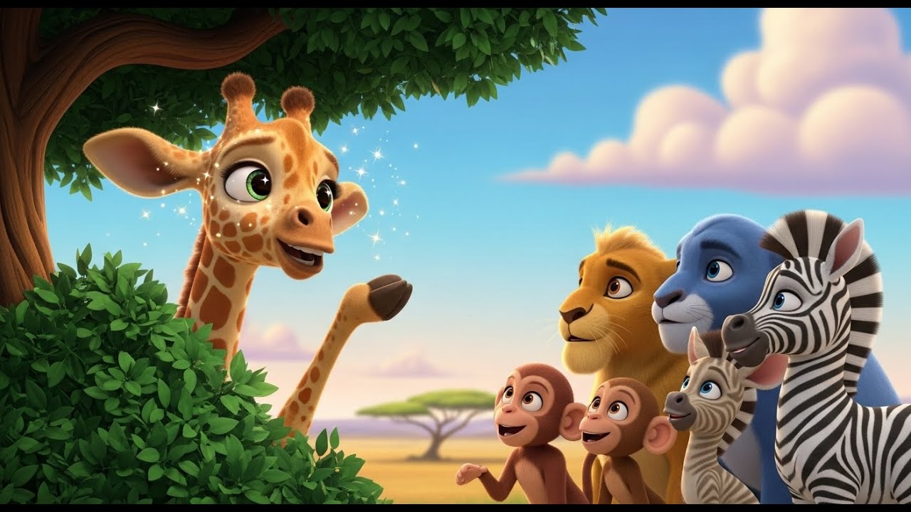 Days of the Week with Baby Giraffe’s Tall Tales | Nursery rhyme and ...