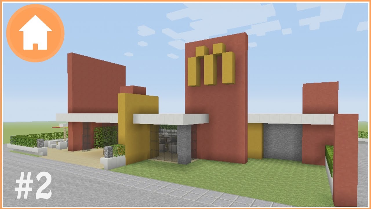 Minecraft Tutorial: How to Build a McDonald's in Minecraft #2 - YouTube