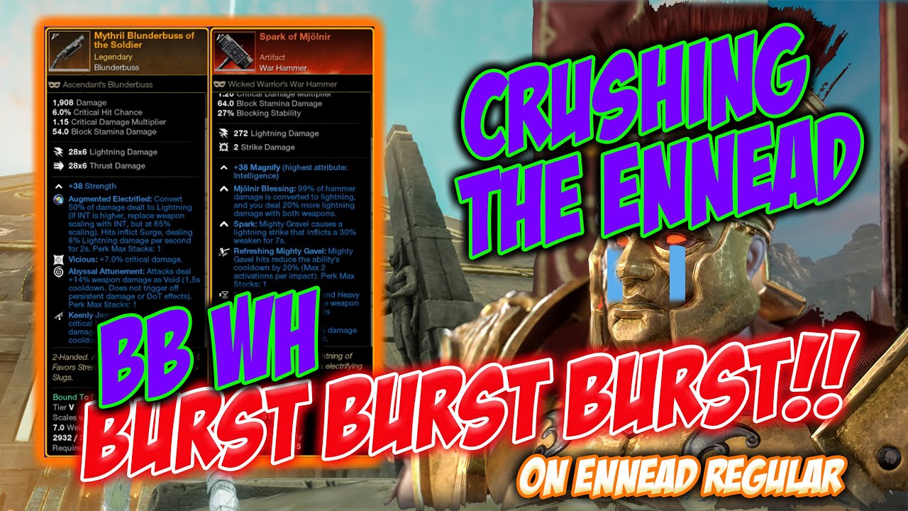 [NYSA] CRUSHING ENNEAD WITH BB + HAMMER WITH THE BUILD ! - New World ...