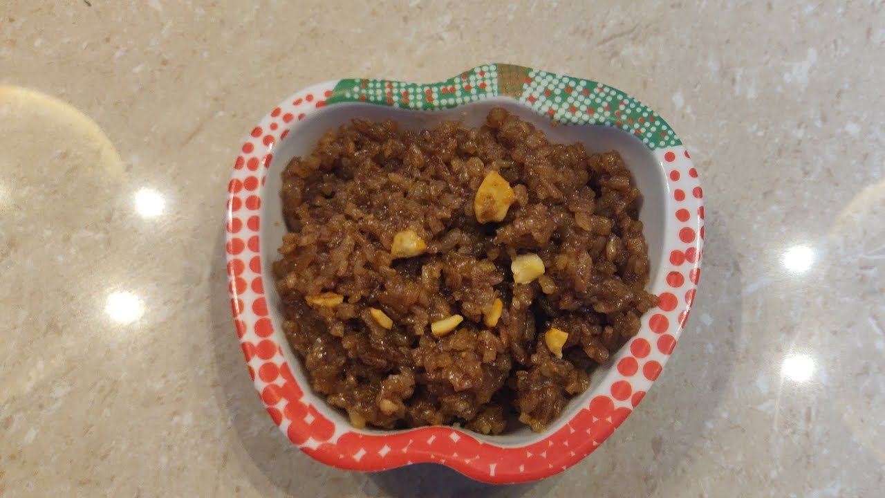 Red Aval (Poha) Pongal // a tasty & healthy evening snacks - YouTube