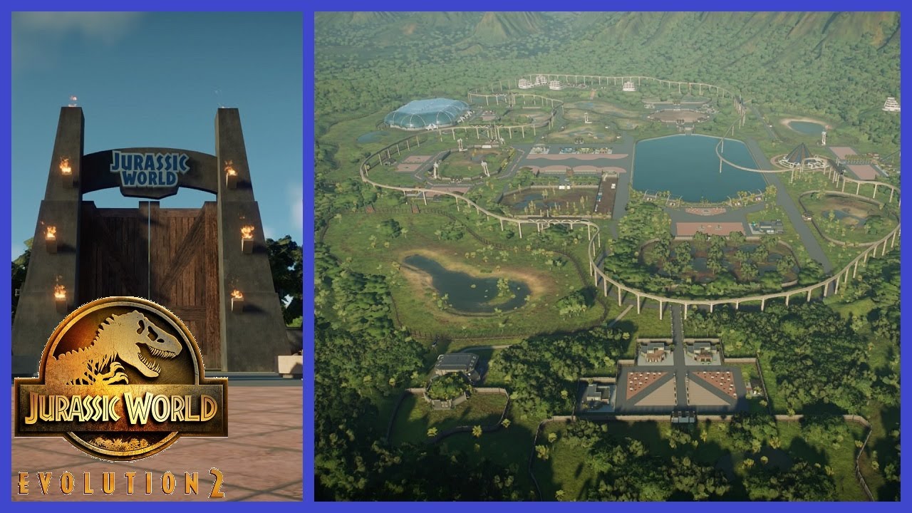 Building A Reimagined Jurassic World | Jurassic World Evolution 2 - Youtube