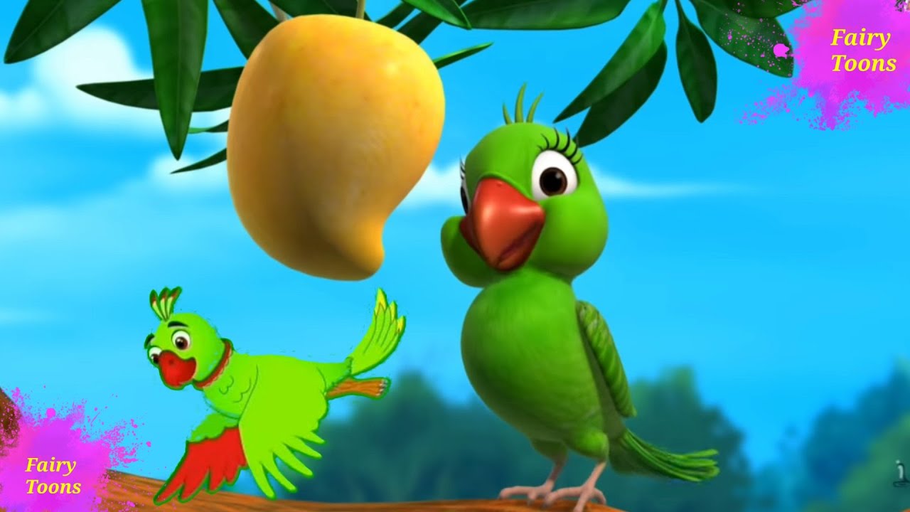 Main Tota main Tota मैं तोता मैं तोता |Popular song for kids by Fairy ...