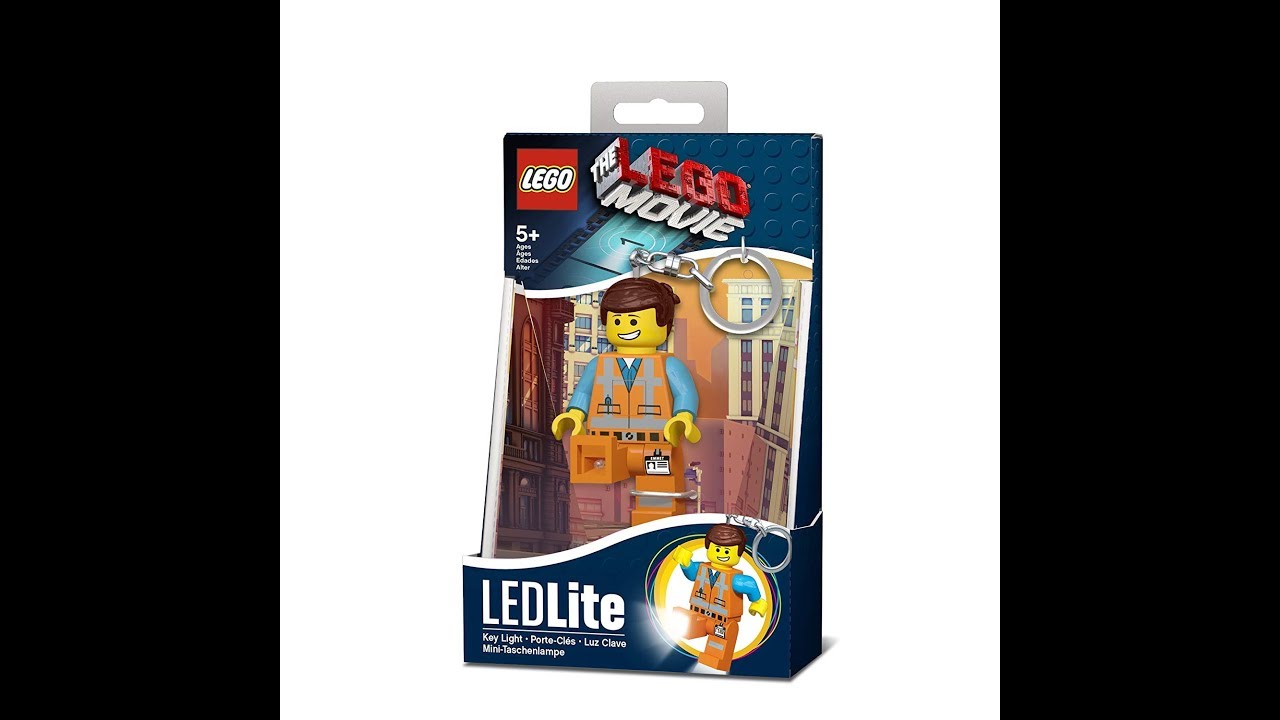 Lego The Lego Movie LEDLite Emmet LED Key Light Keyring - YouTube