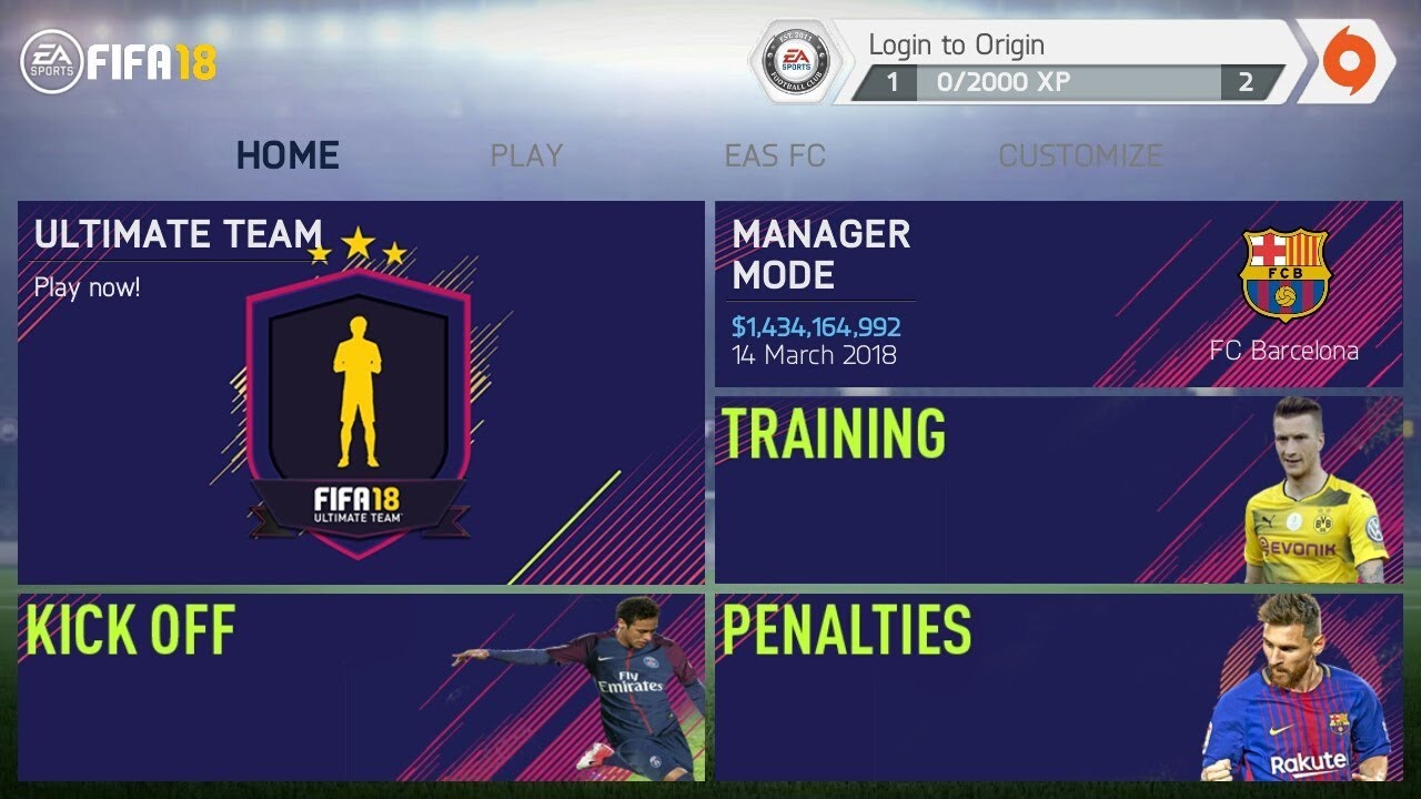 FIFA 14 mod FIFA 18 android offline | New Mod | HD graphics | 930 mb ...