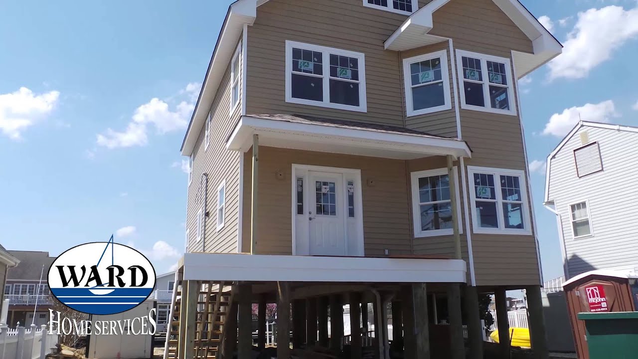 NJ Shore House Raising - Ward Home Services - YouTube