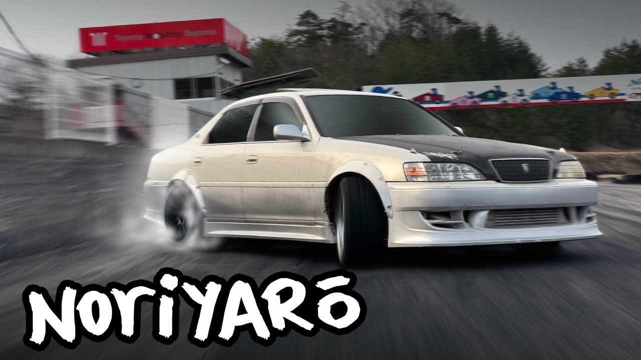 Drifting on a kart track with 500HP! - YouTube